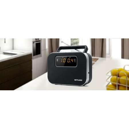 Radio portabil MUSE M-081 R Black ITGalaxy.ro