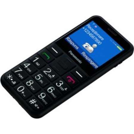 Telefon mobil pentru Seniori Panasonic KX-TU150EXB Buton SOS Negru ...