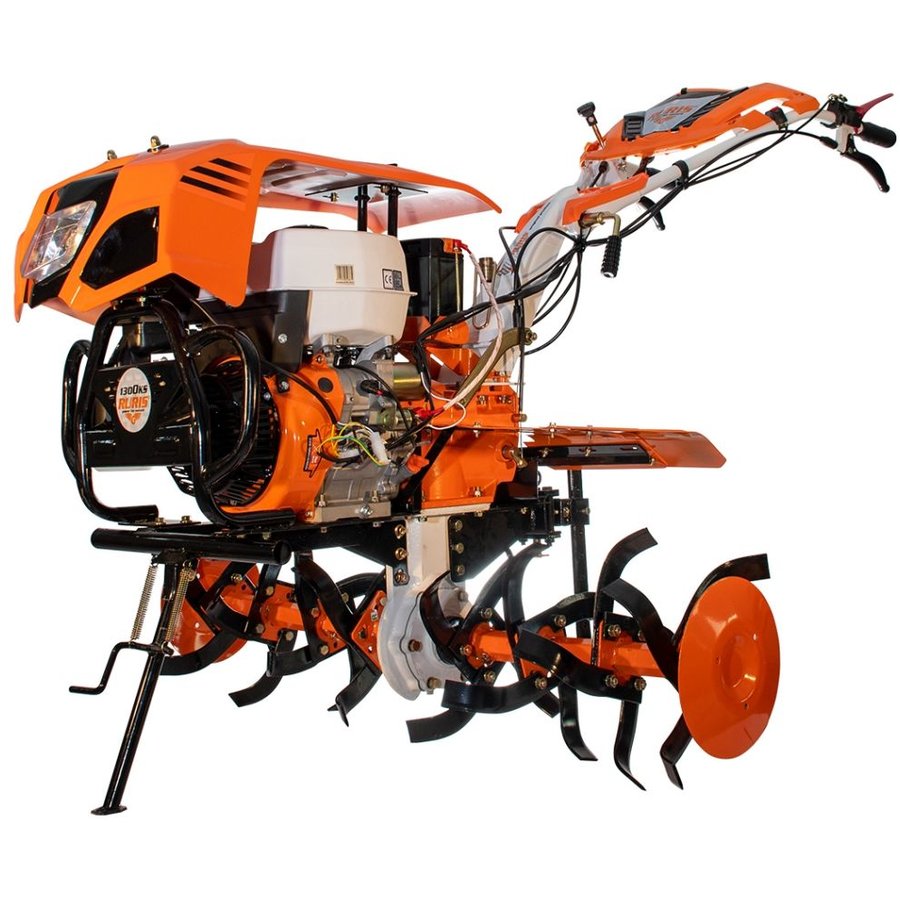 Motosapatoare Ruris 1300KS 13 CP 389 CC + Roti cauciuc + Plug ...