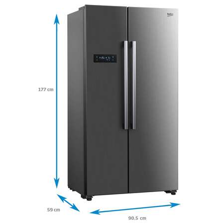 Side by Side Beko GNO4331XPN Clasa E Capacitate 442L Neofrost Dual ...