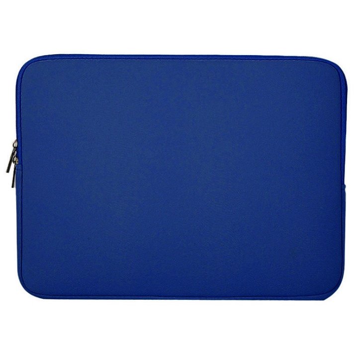 OEM Husa laptop 14 inch rezistenta la stropire din neopren Navy Blue ...
