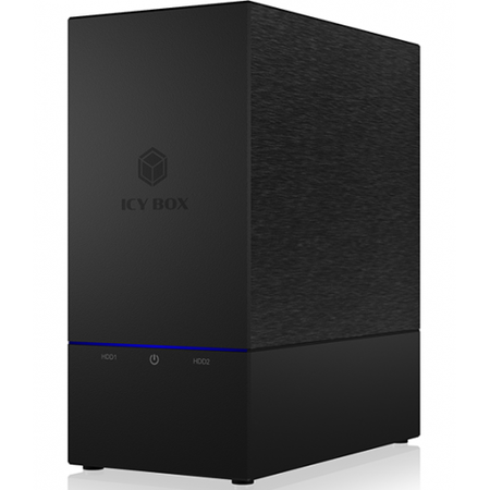 Rack HDD ICY BOX SATA USB-C 2.5inch Black ITGalaxy.ro