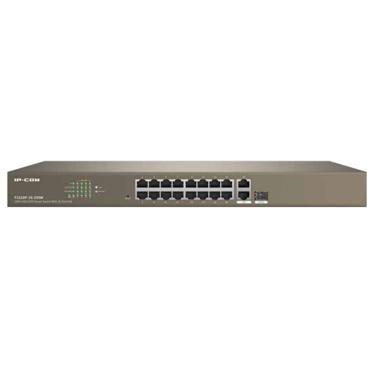 Switch Tenda 250W16 Port-uri 10/100Mbps 2 Gigabit 1 SFP 16 * 10/100 ...