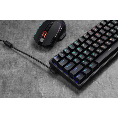 Tastatura Redragon Castor USB RGB Rosu ITGalaxy.ro
