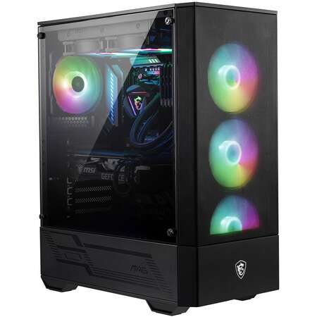 Carcasa PC Gaming MSI MAG FORGE 111R Mid Tower Negru ITGalaxy.ro