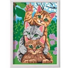 Set De Pictura Pe Numere AS Picteaza Si Inrameaza Pisici Amuzante ...