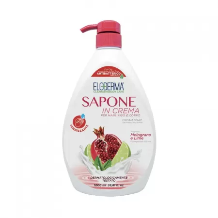 ELODERMA SAPUN LICHID CREMA CU RODIE SI LIME, 1000 ML ITGalaxy.ro