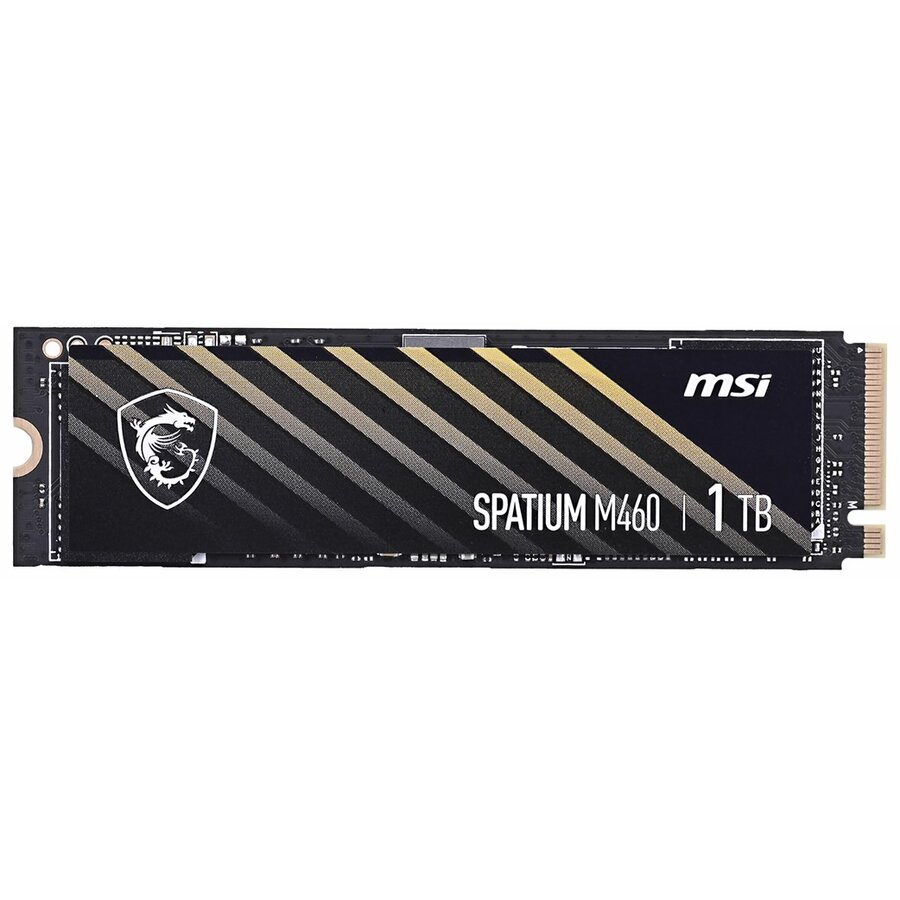 SSD MSI SPATIUM M460 PCIe 4.0 NVMe M.2 1TB PCI Express 4.0 3D NAND ...