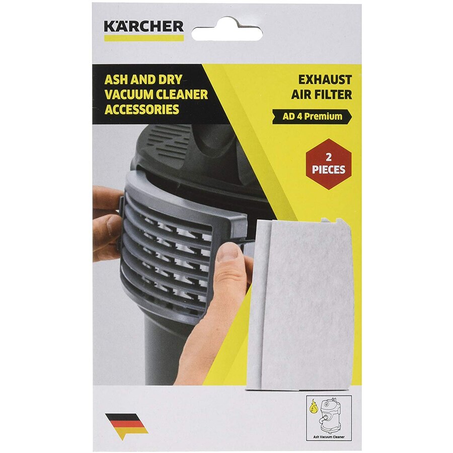 Karcher Exhaust air filter for ash and dry vacuum AD 2, AD 4 premium ...