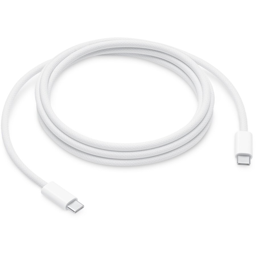 Apple USB 2.0 charging cable, USB-C plug > USB-C plug (white, 2 meters ...