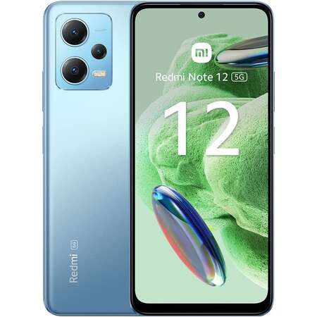 Telefon mobil Xiaomi Redmi Note 12 128GB Dual Sim 5G Ice Blue ITGalaxy.ro