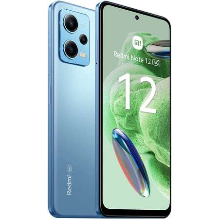 Telefon mobil Xiaomi Redmi Note 12 128GB Dual Sim 5G Ice Blue ITGalaxy.ro