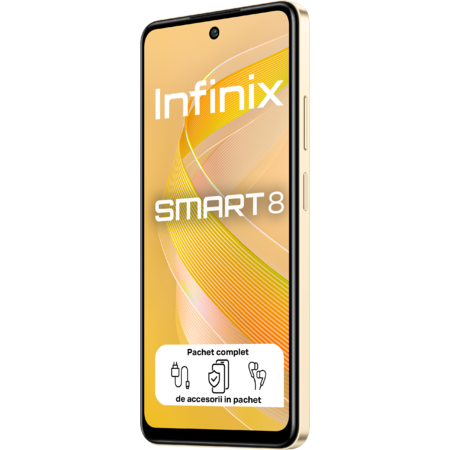 Telefon mobil INFINIX X6525 SMART 8 Conexiune 4G Ecran 6.56inch Octa ...