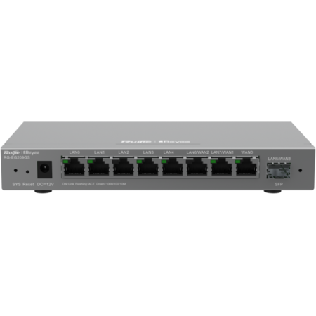 Router Reyee Ruijie RG-EG209GS 9 Porturi Gigabit Cloud Management 1SFP ...