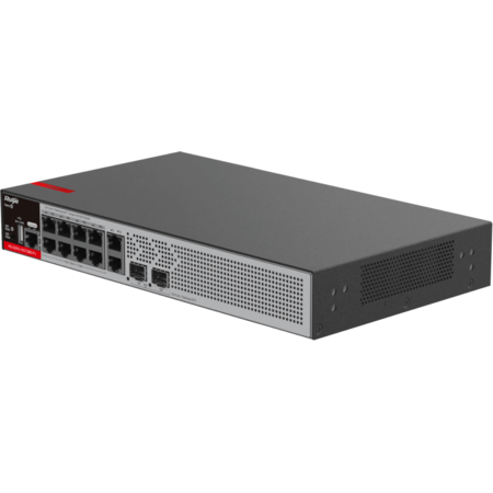 Switch Ruijie Reyee PoE+ 10 Porturi Gigabit 8 Porturi PoE Si 2 Porturi ...