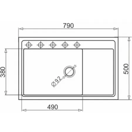 Set Chiuveta de Bucatarie Pyramis 070168402BE Camea 79X50 1B 1D L ...