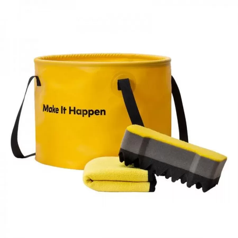 Set 3 Accesorii HOTO QWOGJ002 Pentru Spalare Auto Galeata Pliabila din ...