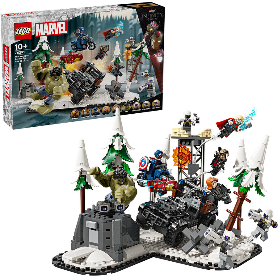 LEGO Razbunatorii reuniti: Sub semnul lui Ultron Numar piese 613 Varsta ...