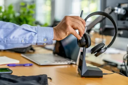 Casti pentru Birou HP Poly Voyager 4320-M Certificate Microsoft Teams ...