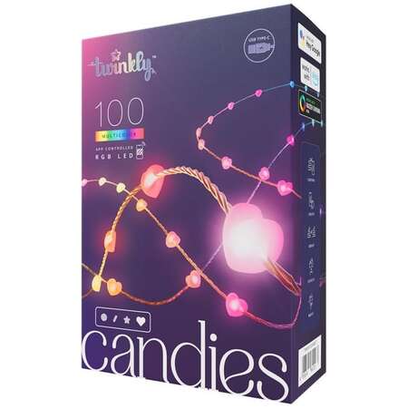Instalatie Luminoasa de Craciun twinkly Candies TWKH100RGB-T Dimabila ...