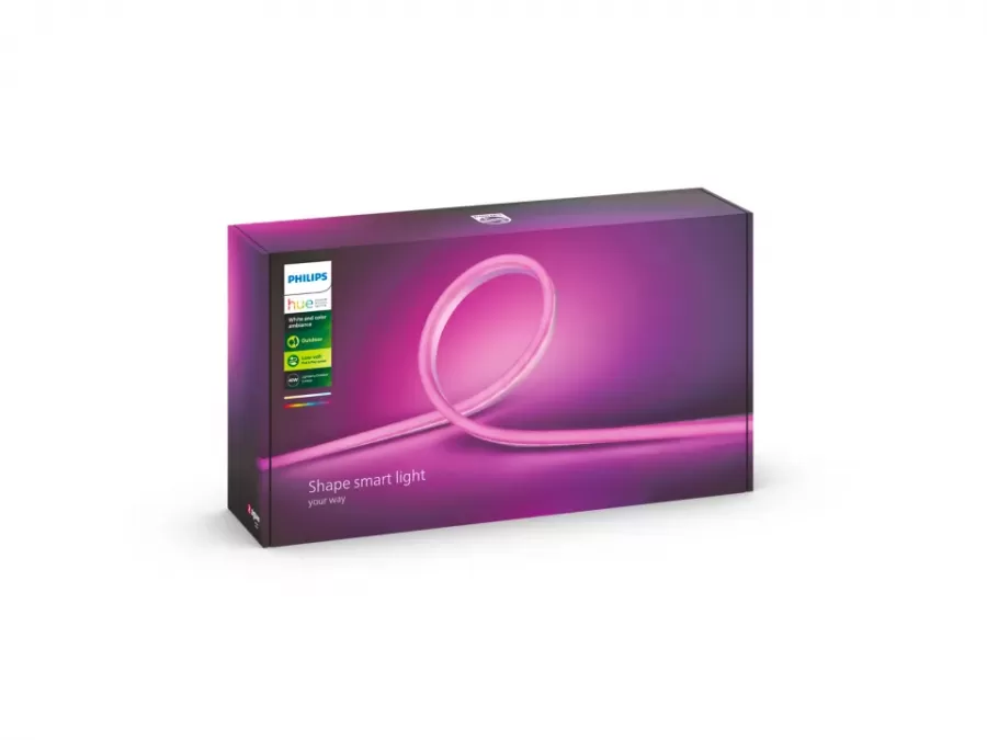 Banda Luminoasa LED pentru Exterior Philips Hue Lightstrip Lumina RGB ...