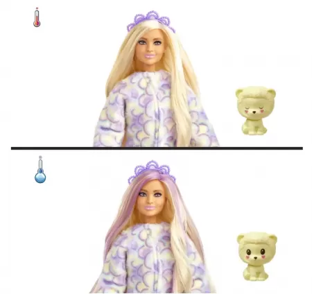 Papusa Barbie Mattel Interactive Cute Reveal Costum De Leu ITGalaxy.ro