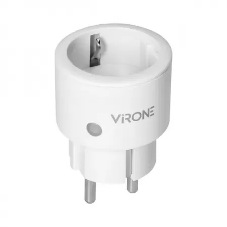 Mini Priza Wireless Virone RS-10(GS) 2300W 1x Schuko IP20 Telecomanda Alb ITGalaxy.ro