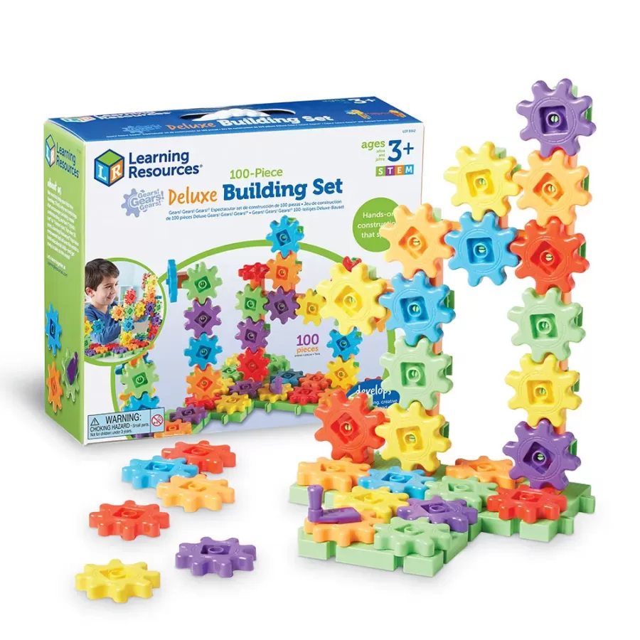 Set de Constructie Learning Resources LER 9162 Deluxe Building 100 ...