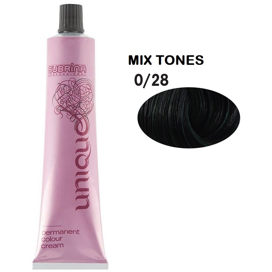Vopsea De Par Permanenta Subrina Professional Unique 0/28 Turcoaz 100Ml ...