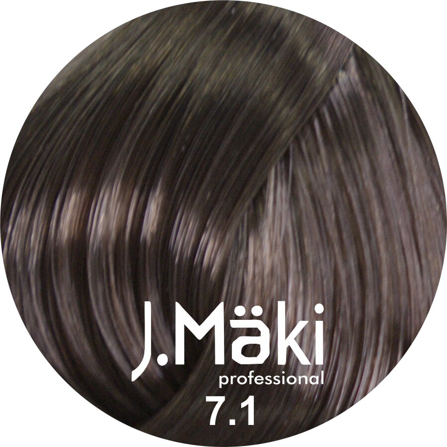 Vopsea Permanenta J.Maki Professional 7.1/Blond Mediu Cenusiu 60Ml ...