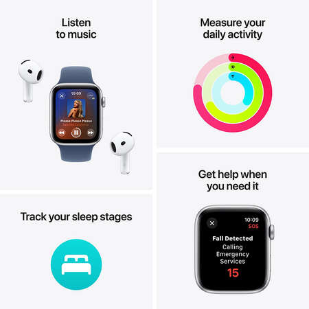 Smartwatch Apple Watch SE2 v3 GPS 40mm Midnight Alu Case Midnight Sport ...