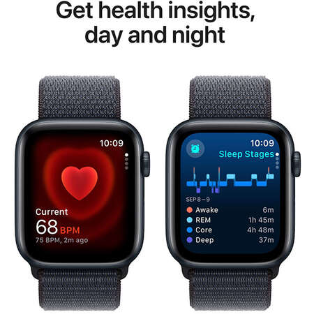 Smartwatch Apple Watch SE2 v3 GPS 40mm Midnight Alu Case Ink Sport Loop ...