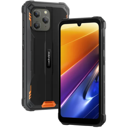 Telefon mobil BLACKVIEW BV5300 Plus 128GB 8GB RAM Dual Sim 4G Black Orange ITGalaxy.ro