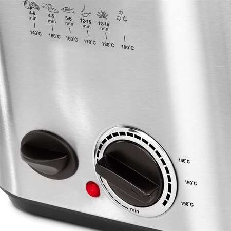 Mini-Friteuza si Fondue Princess 1.2L 840W Argintiu-Negru ITGalaxy.ro
