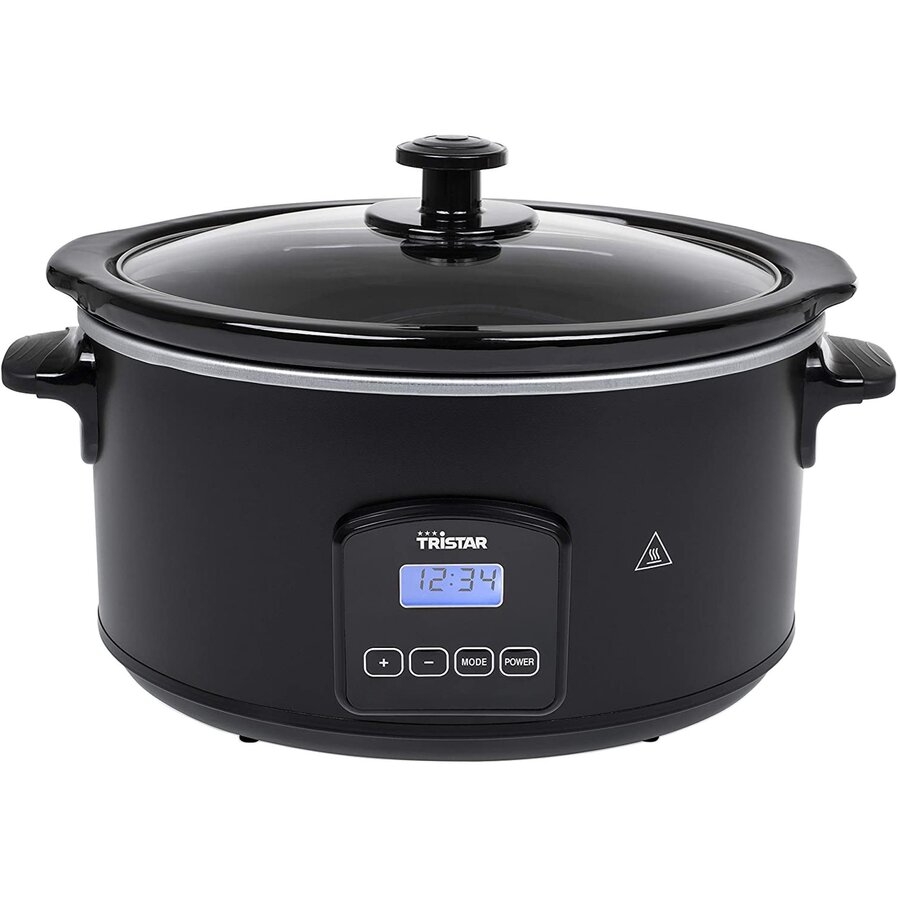 Slow Cooker Tristar VS3920 Capacitate Vas 4.5L Ecran Digital 210W Negru ...