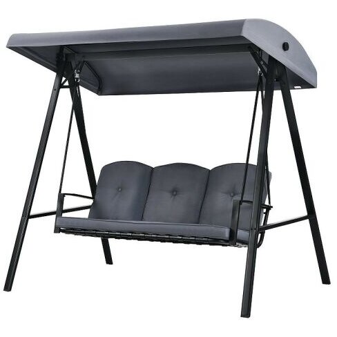 Balansoar Gradina Procart 3 Locuri Copertina Impermeabila 205x118x184cm ...