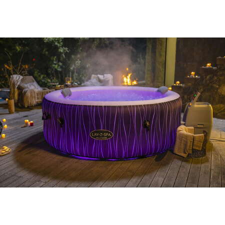 Jacuzzi Gonflabil Bestway 60059 Lay-Z-Spa Hollywood AirJet 196 x 66CM ...