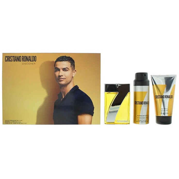 Set Cristiano Ronaldo Apa de Toaleta 100ml + Gel de Dus 150ml + Spray ...
