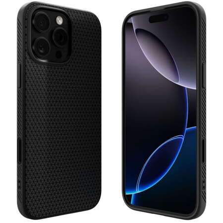 Husa Spigen Apple iPhone 16 Pro Liquid Air T Negru ITGalaxy.ro