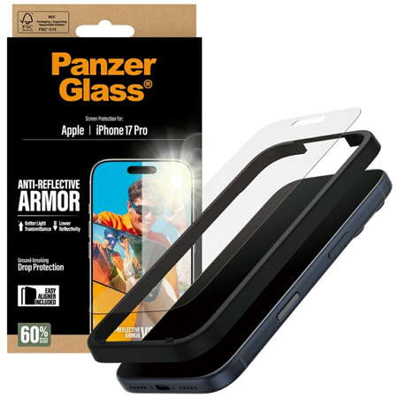Folie Protectie PanzerGlass Armor EasyAligner Apple iPhone 17 Pro ...